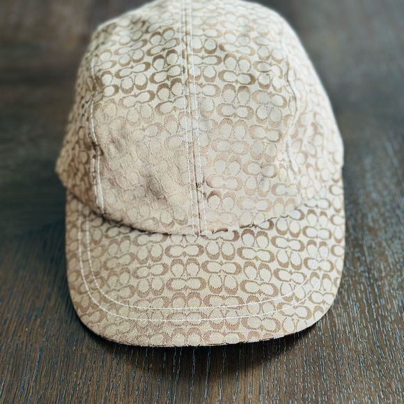 Coach | Accessories | Coach Tan Signature Baseball Hat 2 Hats | Poshmark